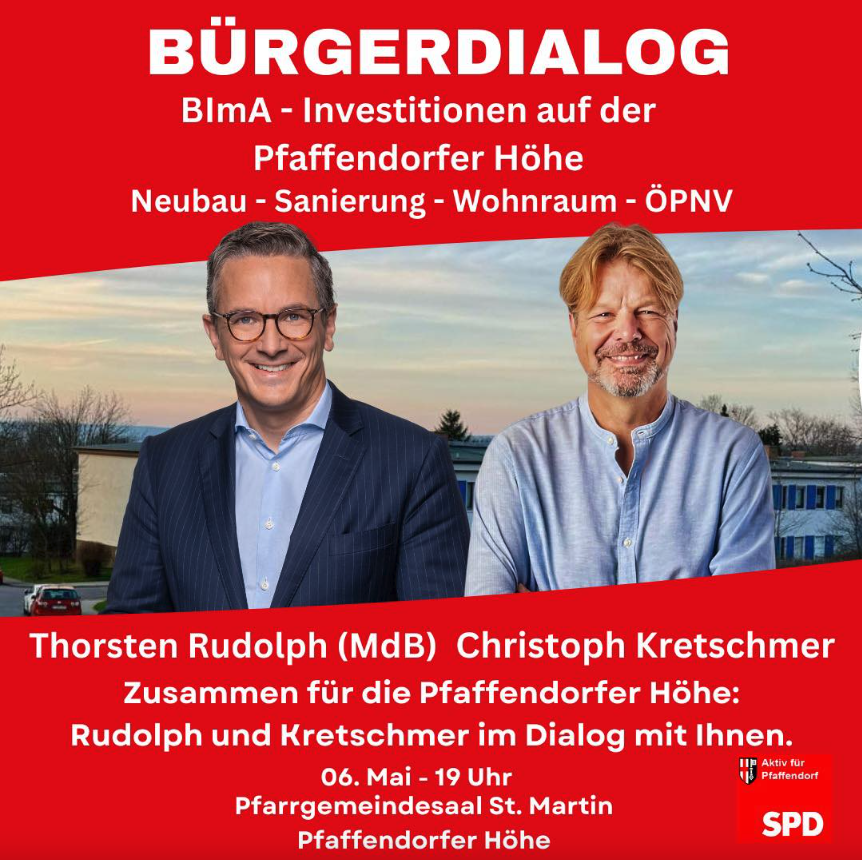 Bürgerversammlung am 6. Mai um 19 Uhr mit Thorsten Rudolph auf der ...